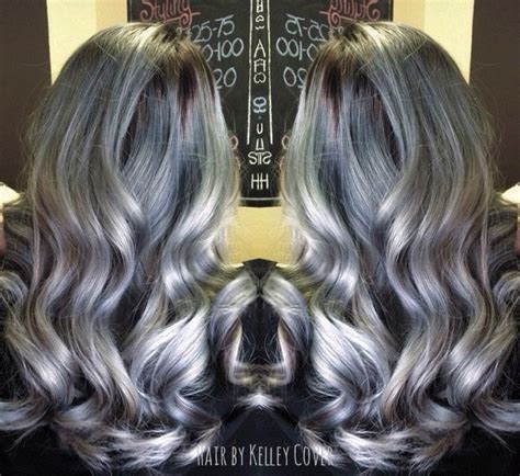 Steel Grey Hair Color At Norma Cuellar Blog