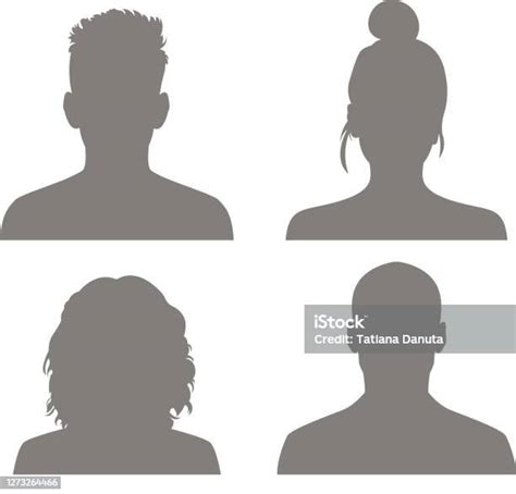 수컷과 여성을 포함한 손으로 그린 아바타 프로필 아이콘 집합입니다 사용자 플랫 아바타 아이콘 기호 프로필 사람 기호 머리에 대한