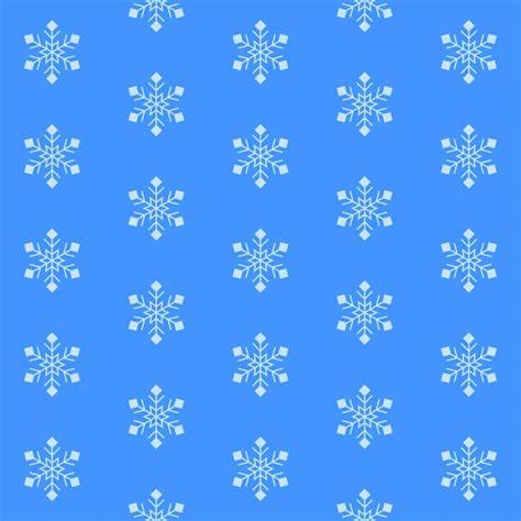 Premium Vector Snowflakes Seamless Pattern