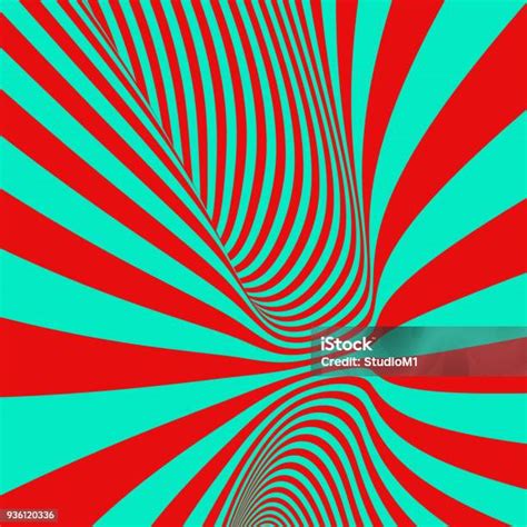 추상적인 3d 기하학적 배경입니다 착시와 패턴입니다 벡터 일러스트입니다 3차원 형태에 대한 스톡 벡터 아트 및 기타 이미지 3차원 형태 가리기 녹색 Istock