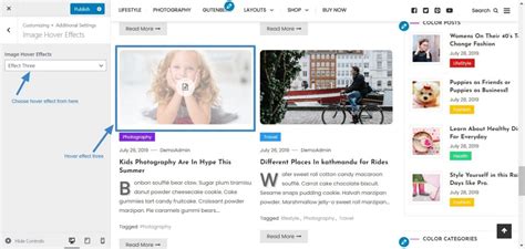 How To Configure Image Hover Effects Color Blog