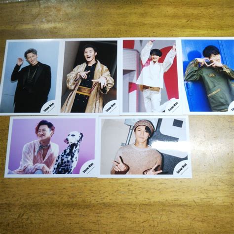 Yahooオークション Snow Man 公式写真 生写真 岩本照 6枚（1）