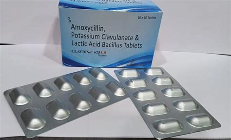 Amoxicillin Potassium Clavulanate Lactic Acid Bacillus Tab At ₹ 2820