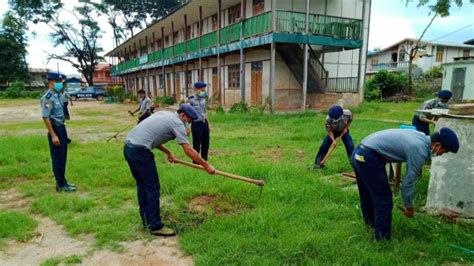 ၅၆ နှစ်မြောက် မြန်မာနိုင်ငံရဲတပ်ဖွဲ့နေ့ကို ကြိုဆိုဂုဏ်ပြုသောအားဖြင့် အလက မြို့မ ကျောင်းတွင