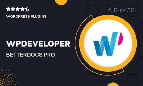 Wpdeveloper Betterdocs Pro