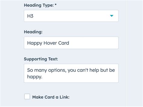 happy hover card module by helpful hero