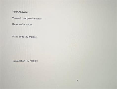 Solved Question Marks Consider The Following Code Chegg