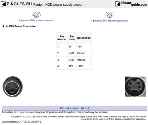 Fantom Hdd Power Supply Pinout Signals
