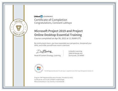 Constant Lukhayo On Linkedin Certificate Of Completion