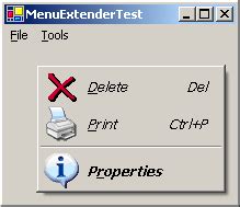 Menuitem Extender Add Images And Font Support To Your Menu Codeproject