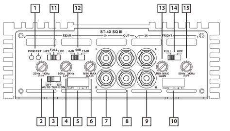 Zapco St X Iii Series Class A Amplifiers Owners Manual