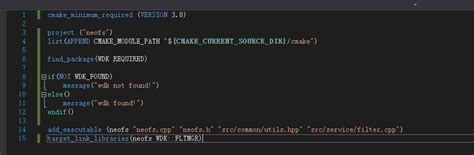 c vs2019 how do i find `ntddk h` by using cmake on windows