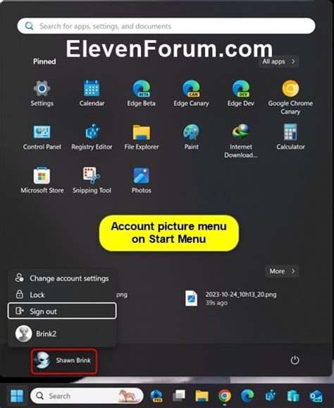 Add Or Remove Sign Out On Alt F4 Win X And Start Menu In Windows 11 Windows 11 Forum
