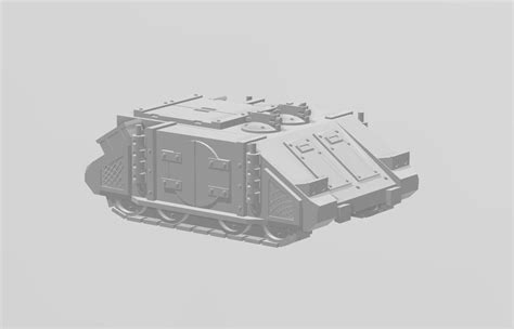 Free Stl File Epic Galactic Crusader Antique Apc 🦏・3d Printing Idea To Download・cults