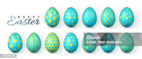 행복한 부활절 흰색 배경에 색상 부활절 달걀 벡터 일러스트레이션 0명에 대한 스톡 벡터 아트 및 기타 이미지 0명 3차원 형태 4월 Istock