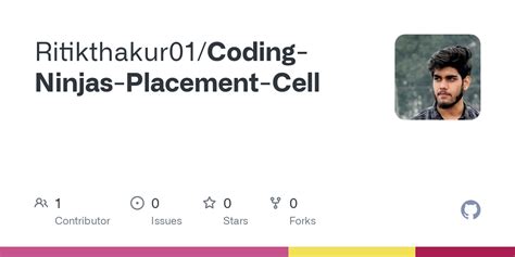 Github Ritikthakur01coding Ninjas Placement Cell
