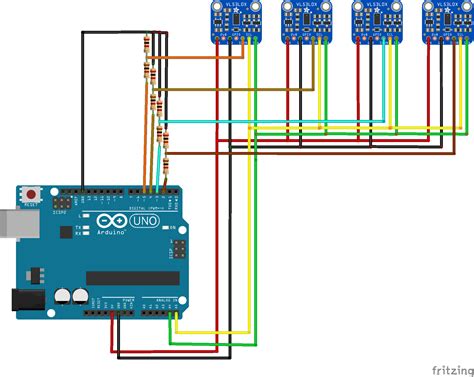 getting the distance from two vl53l1x sensors electronics pololu forum