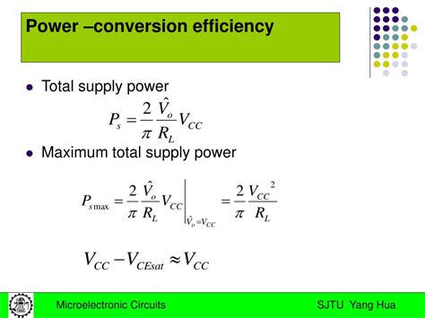 ppt chapter 9 output stages and power amplifiers powerpoint