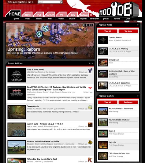 History 20th Anniversary Of Moddb Mod Db