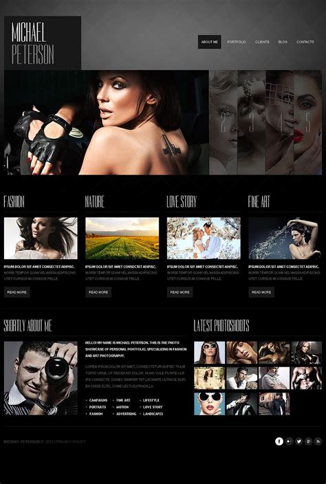 1839 Psd Templates Psd Photoshop Web Templates Template Monster Artofit