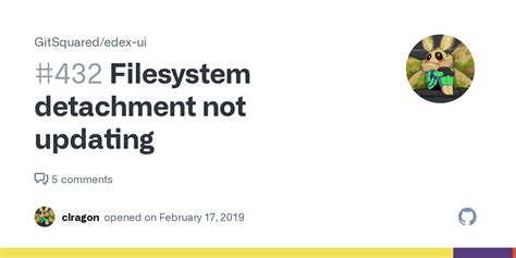 filesystem detachment not updating · issue 432 · gitsquared edex ui