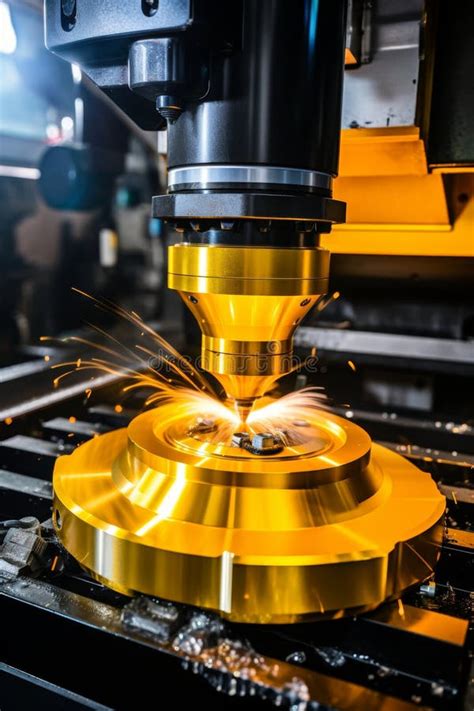 Precision Cnc Technology Creating Kitchen Utensil With Efficiency And Meticulous Detail Stock