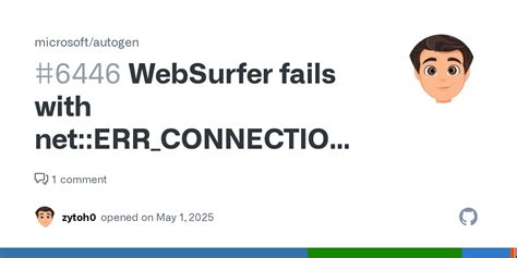 Websurfer Fails With Neterrconnectiontimedout On Bing Despite Active Connection · Issue
