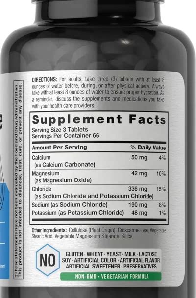 Electrolytes Tablets Nbs Supplements Best Supplements And Vitamins Store In Egypt