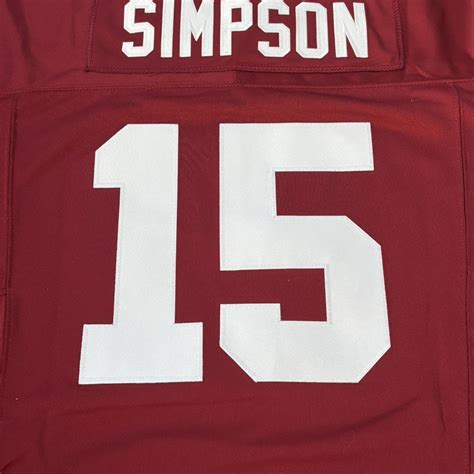 Alabama Crimson Tide Ty Simpson Football Jersey Depop