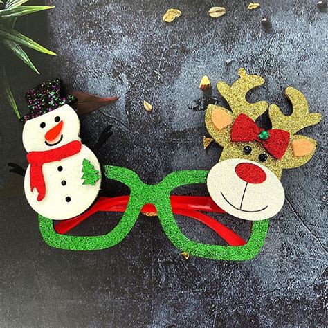 Funny Deer Glasses Christmas T