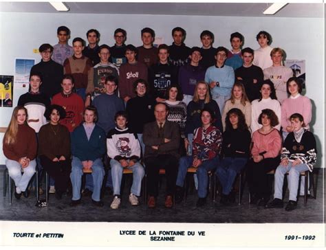 Photo De Classe 2nde De 1991 Lycée La Fontaine Du Ve Copains Davant