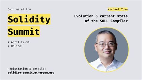 Michael Yuan On Linkedin Soll Compiler Solidity Blockchaintech