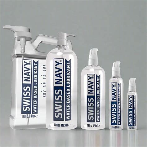 Swiss Navy Lubricants Silicone And Water Based Options