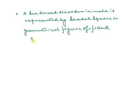 SOLVED Which Symbol Is Used To Label A Male That Expresses A Sex Linked Disorder On A Pedigree