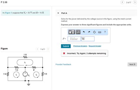 solved p 2 68 3 of 7 in figure 1 suppose that v 35 v an