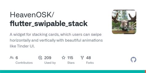 Github Heavenosk Flutter Swipable Stack A Widget For Stacking Cards Which Users Can Swipe