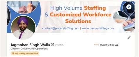 Thrilled To Announce That Ive Been Awarded The Top Staffing Services Voice Badge On Linkedin