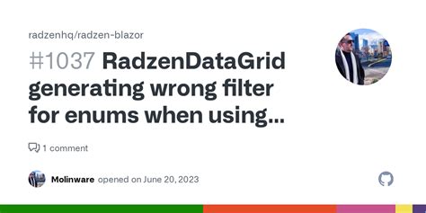 Radzendatagrid Generating Wrong Filter For Enums When Using Odata · Issue 1037 · Radzenhq