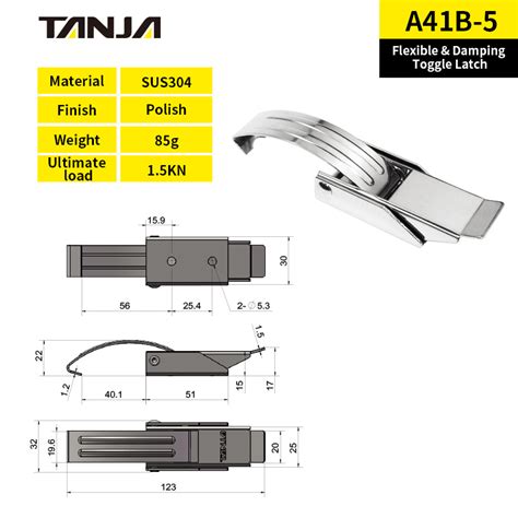 Tanja Stainless Steel Toggle Hasp Adjustable Toggle Latch With Lock Tanja Stainless Steel Toggle Hasp Adjustable Toggle Latch With Lock