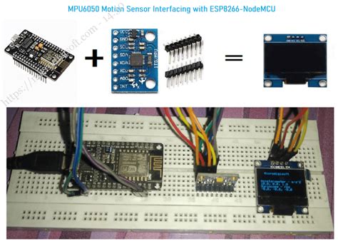 Mpu6050 Motion Sensor Interfacing With Esp8266 Nodemcu