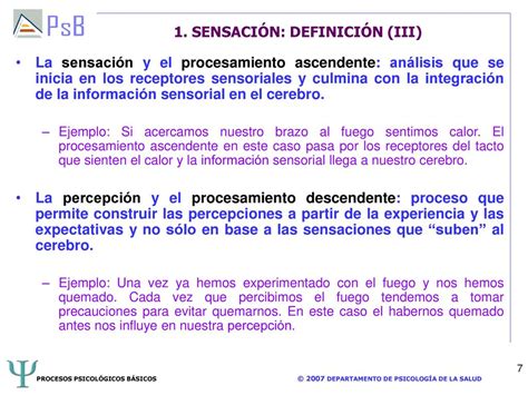 TEMA 3 SENSACIÓN Y PERCEPCIÓN ppt descargar