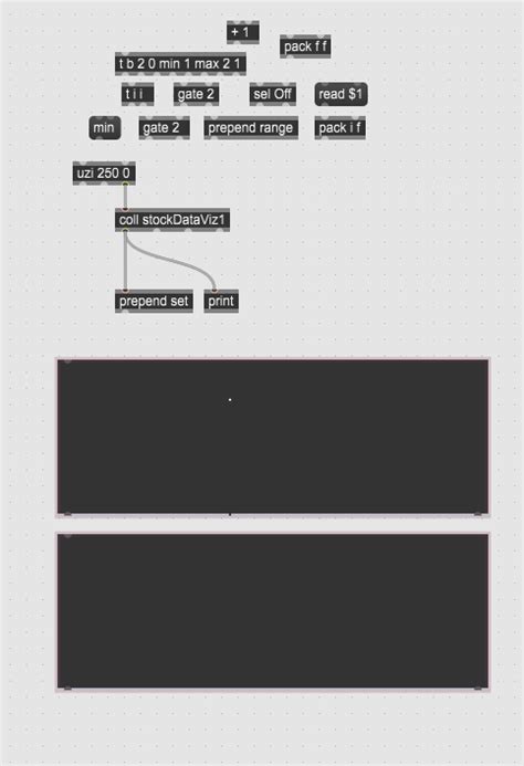 creating slider values from text data r maxmsp