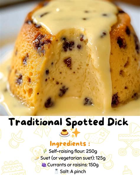 Stacys Traditional Spotted Dick 🍮 Spotted Dick Is A Cherished