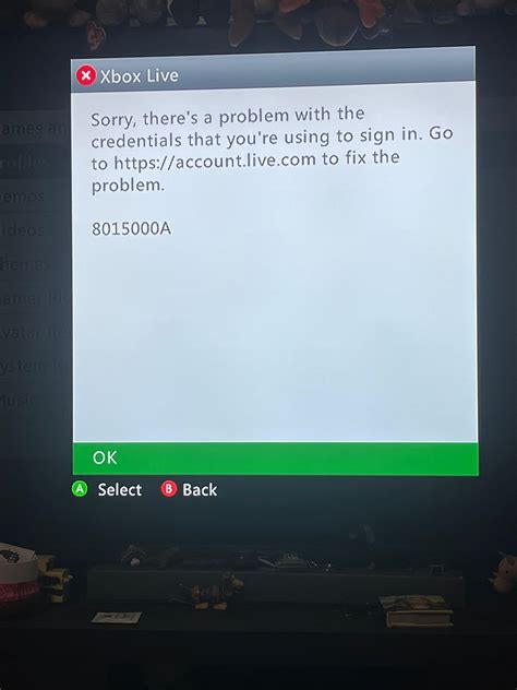 360 Credentials Error Rxbox