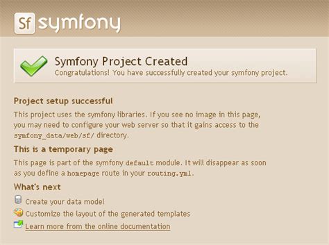 My First Doctrine Symfony Project Symfony 1 0 Legacy Version
