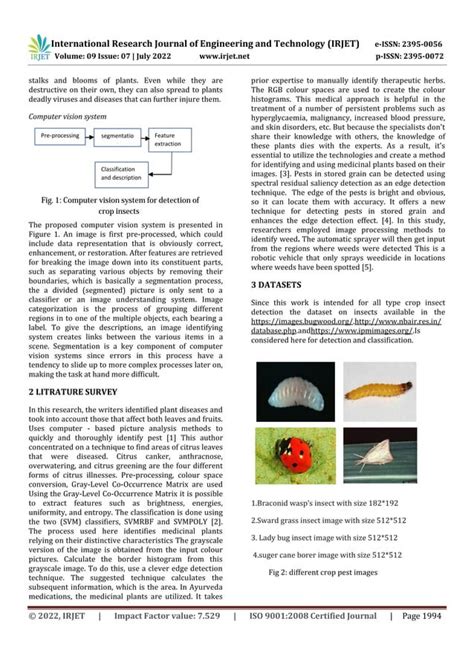 Insect Shape Detection And Classification Using Digital Image