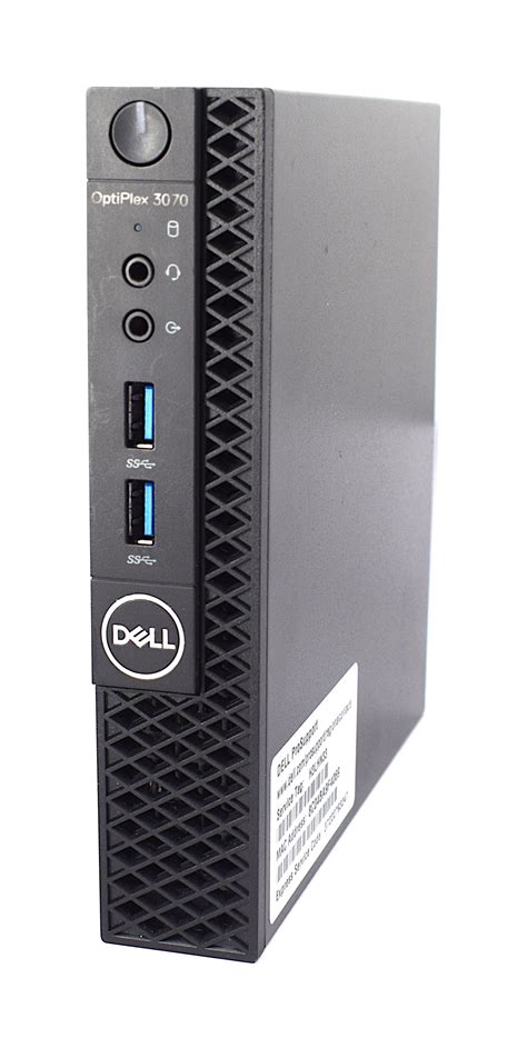 Dell Optiplex 3070 Micro Pc Core I3 9th Gen 8gb Ram 256gb Ssd Blackmore It