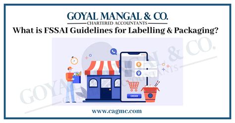 Fssai Guidelines For Labelling And Packaging Cagmc