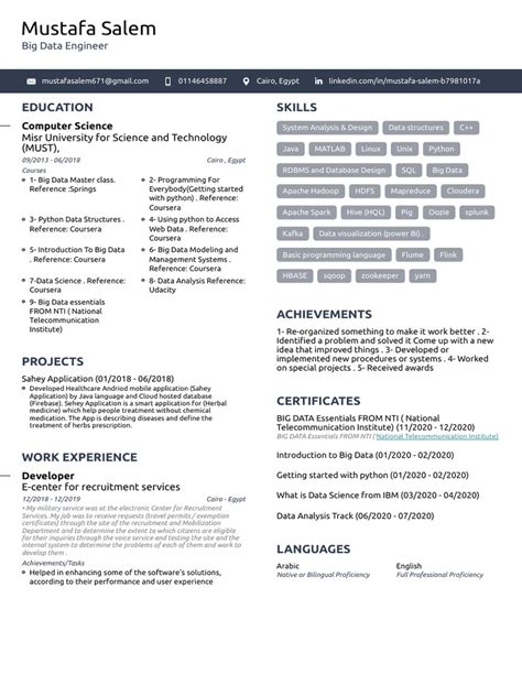 Mustafa Cv Pdf