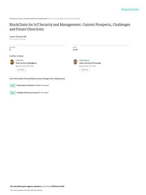 Blockchain Iot Security Pdf Internet Of Things Computer Security